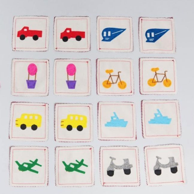 Transportation Memory Game | Handmade Educational Games For Toddlers ...